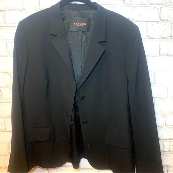 Coach | Jackets & Coats | Coach 3 Button Black Blazer | Poshmark